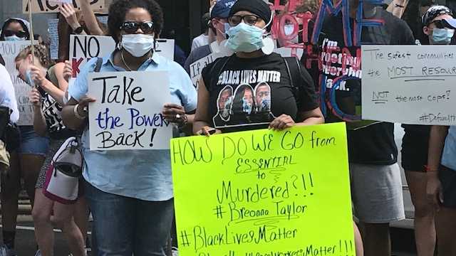 Jackson Rally: Black Lives Matter calls for justice for George Floyd