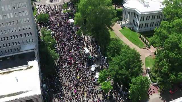 Jackson Rally: Black Lives Matter calls for justice for George Floyd