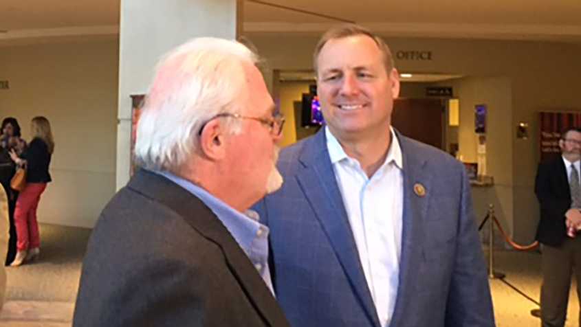 California congressman gets mixed message on health care law