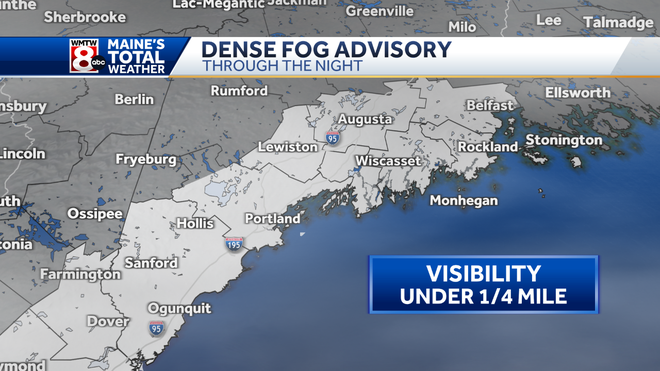Damp with areas of fog overnight