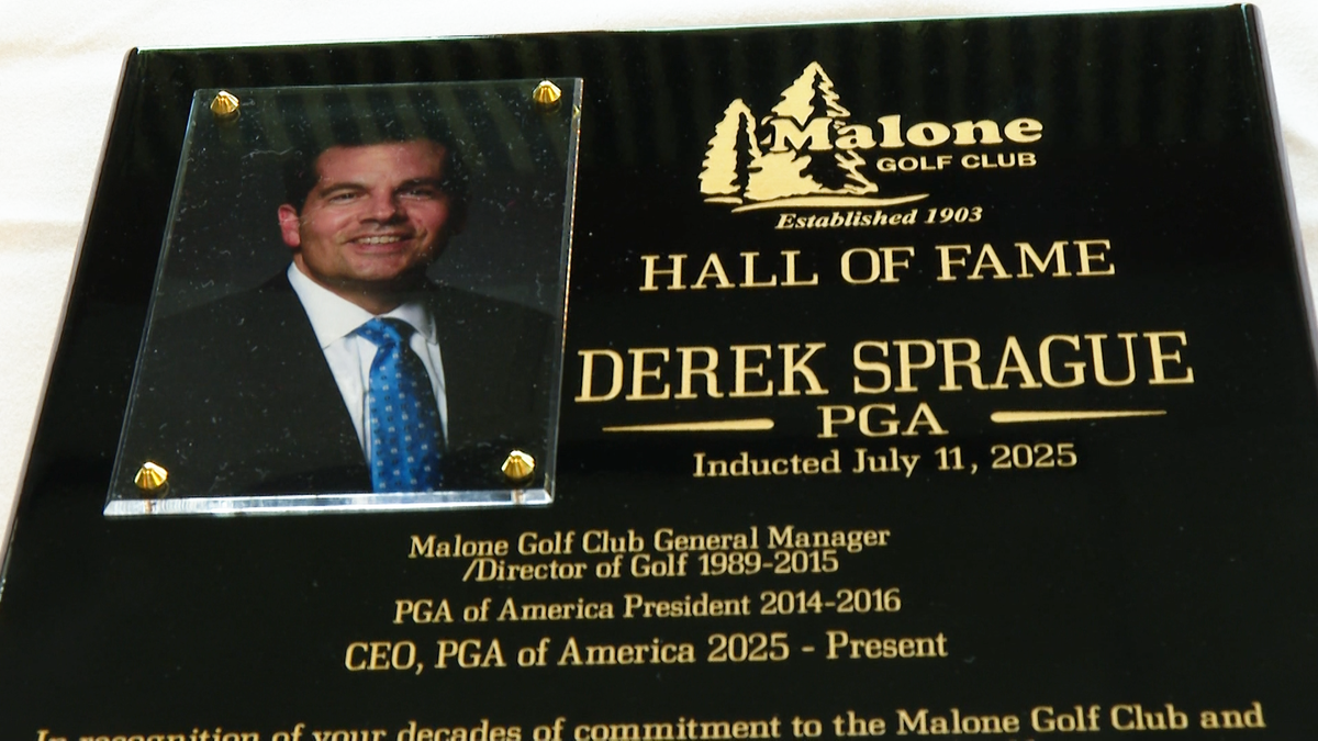 PGA CEO Derek Sprague inducted into Malone Golf Club's inaugural Hall of Fame