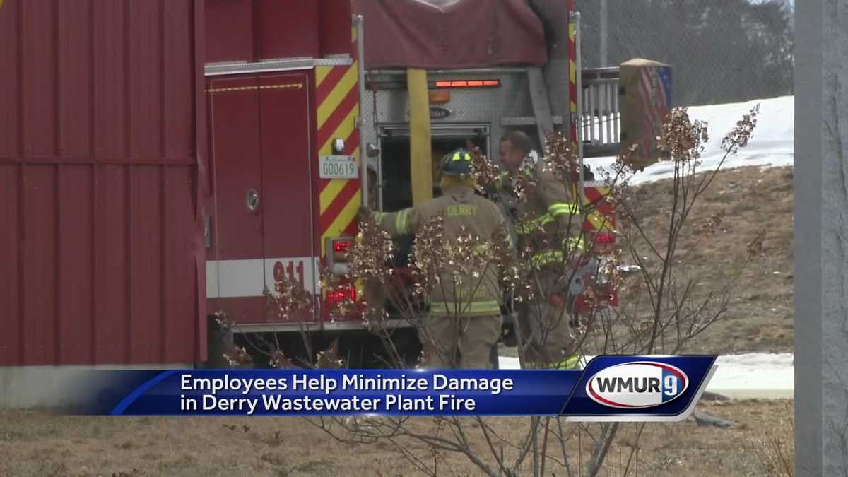 Employees at Derry wastewater plant help minimize fire damage at facility