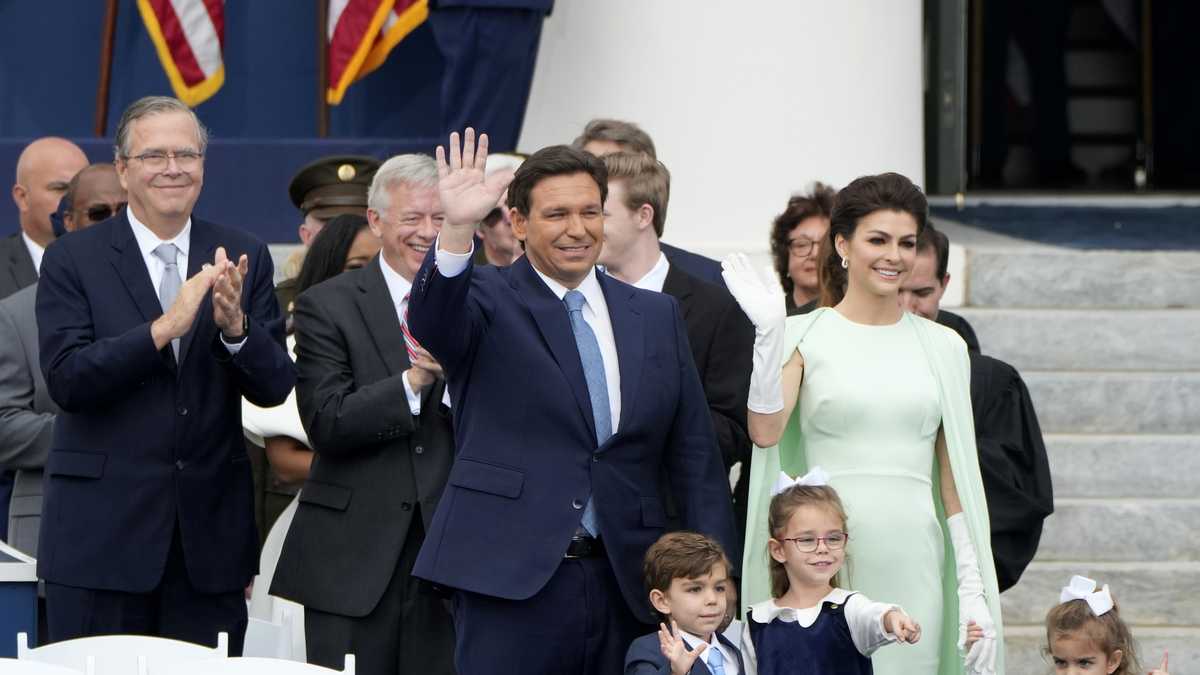 Florida Gov. Ron DeSantis sworn in for second term