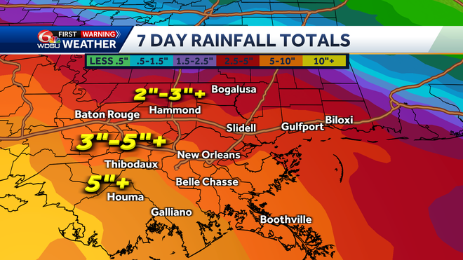 Increasing rain and flood threat this upcoming week