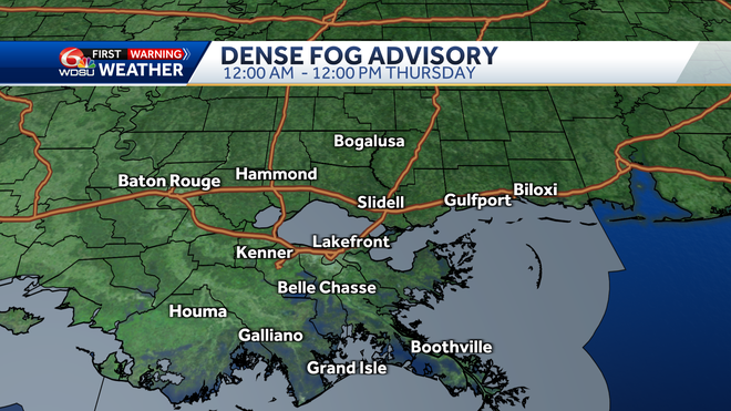 Fog again Thursday, storms arrive Friday