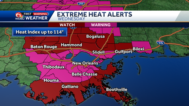 ALERT DAY: Extreme Heat Warning Issued for Wednesday