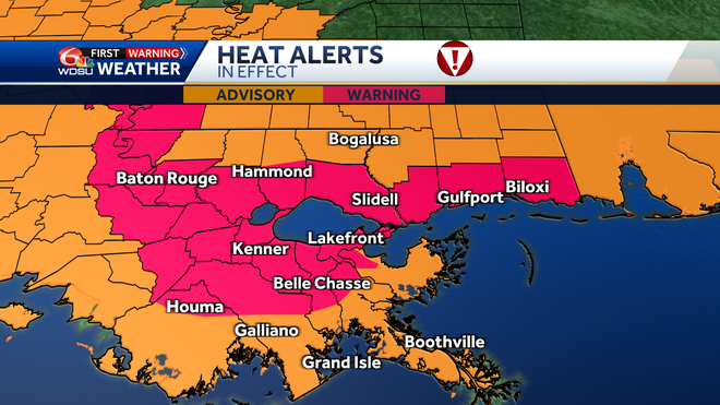 Dangerous heat continues into Monday