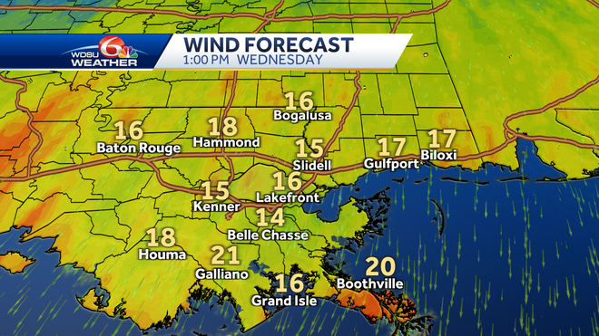 New Orleans severe storms