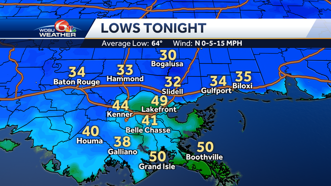 Near-record cold tonight