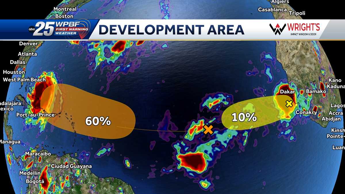 New area being monitored for Tropical Development by National Hurricane ...
