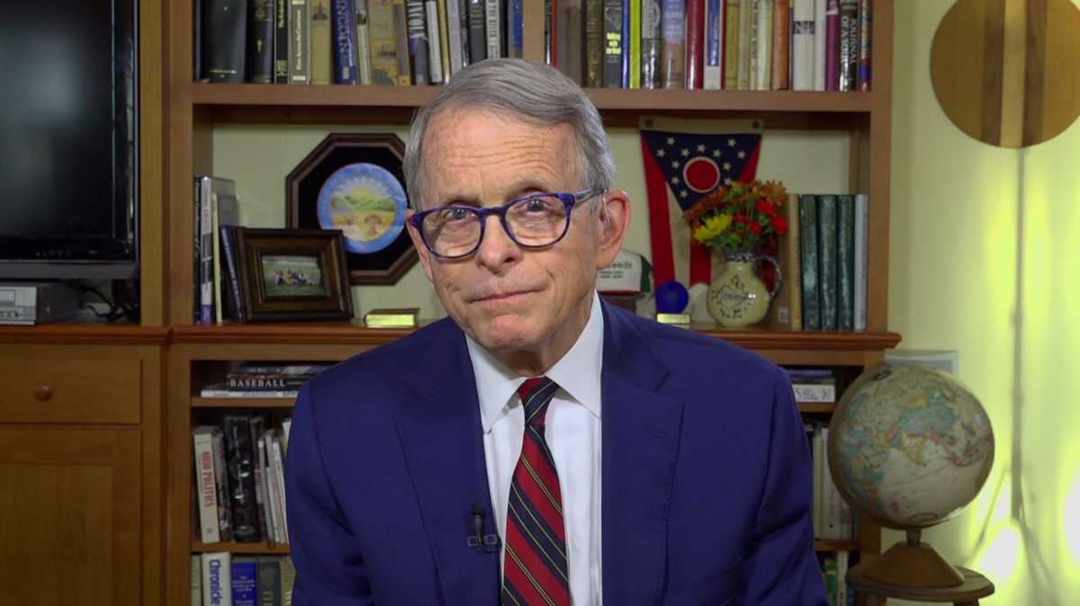 Ohio Republican governor tweaked by Trump, praised by Biden