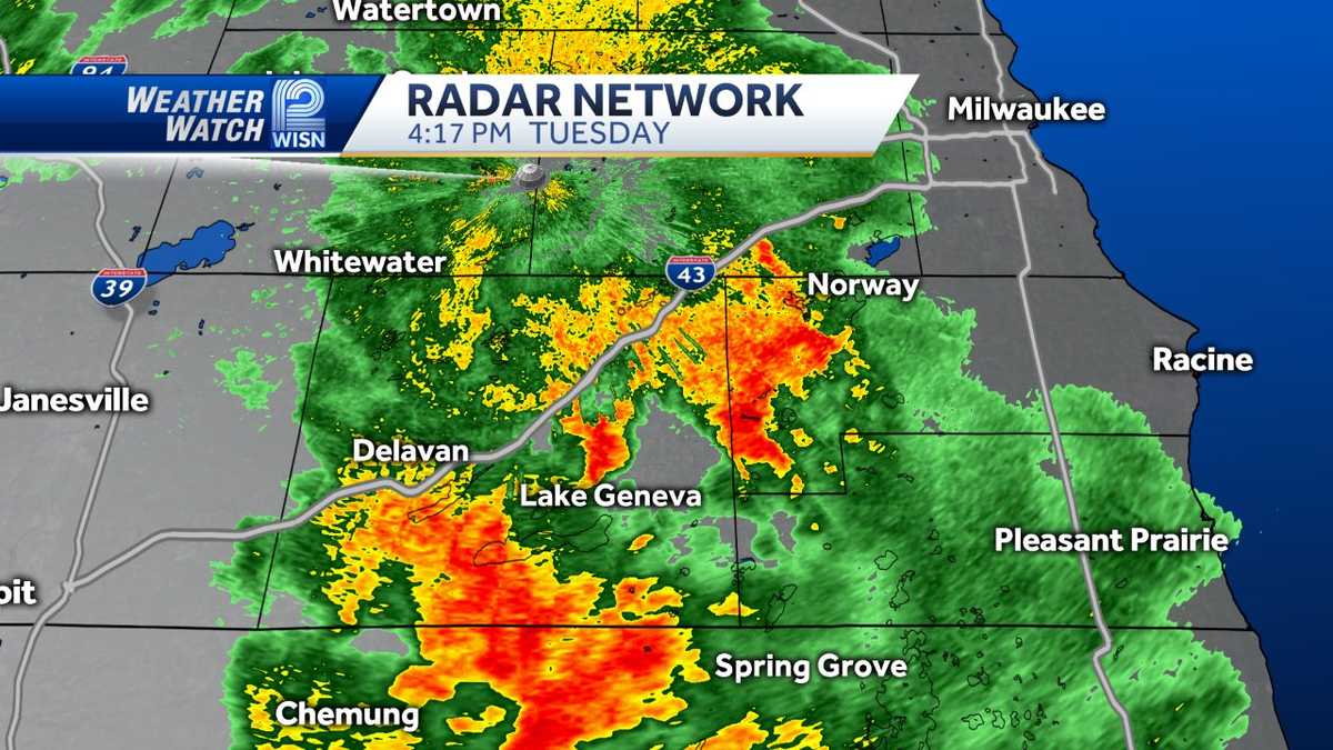 Storms march toward southeast Wisconsin