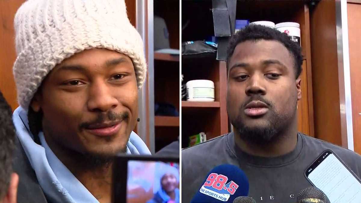 Stefon Diggs, Christian Barmore speak to media for first time since ...