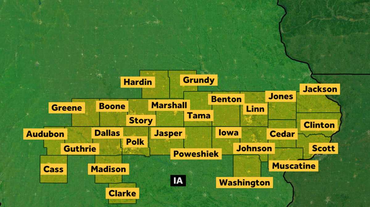 Derecho disaster proclamation expanded for Iowa counties