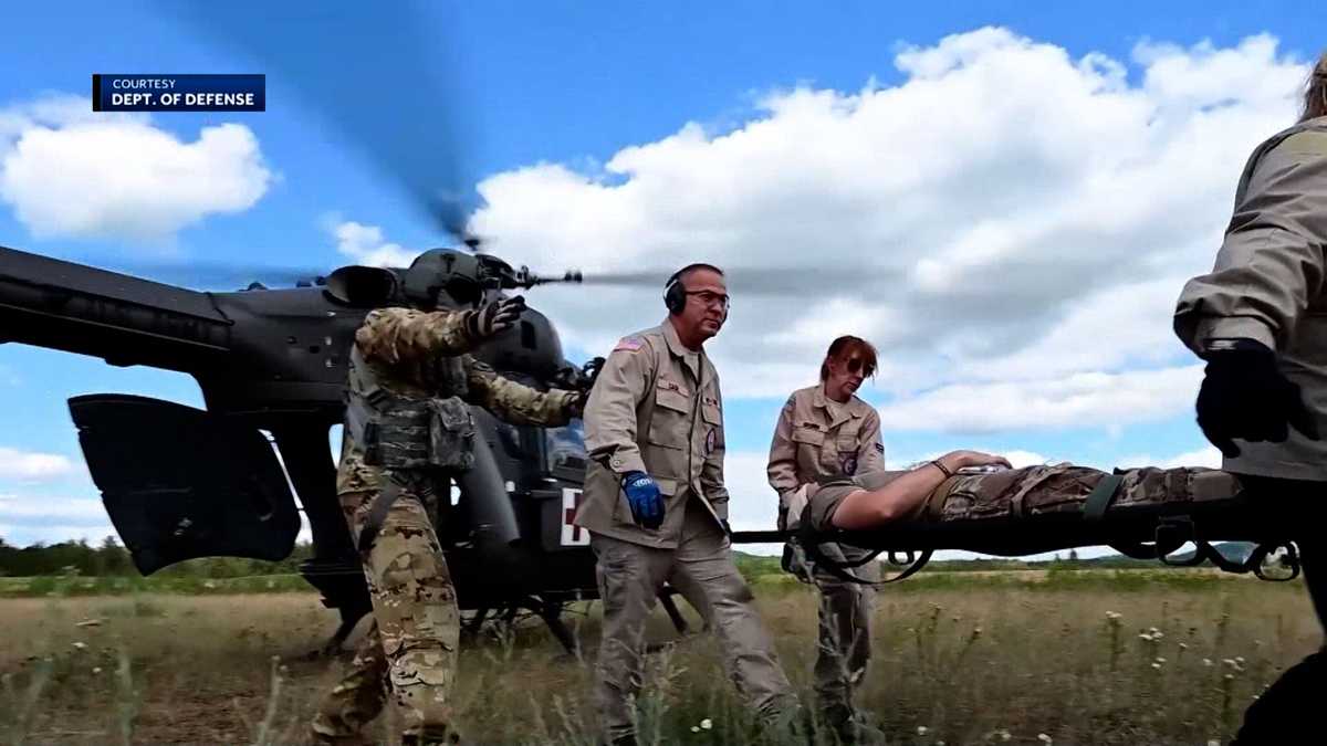 Maine police officers take part in natural disaster training with military