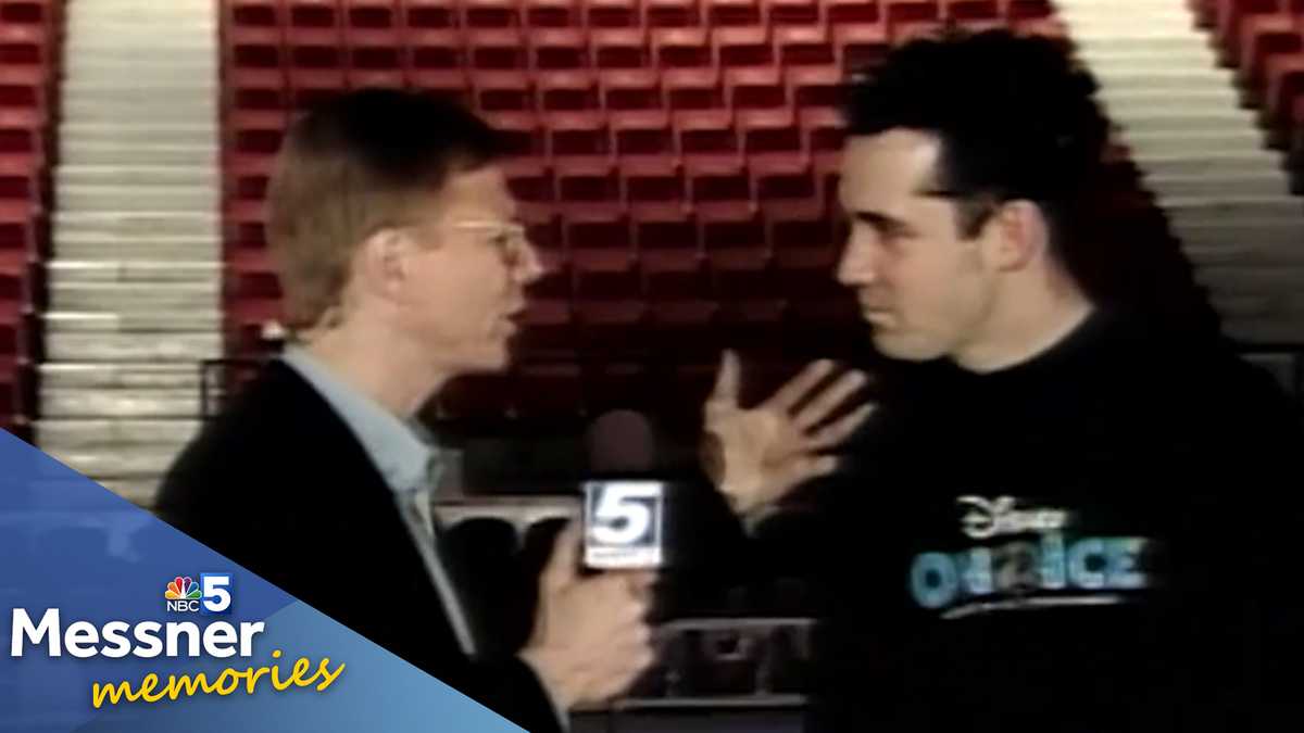 Messner Memories: Disney on Ice performer leaps above Tom on live ...