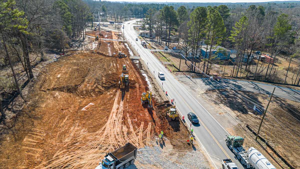Work progressing to widen Highway 119 in Alabaster
