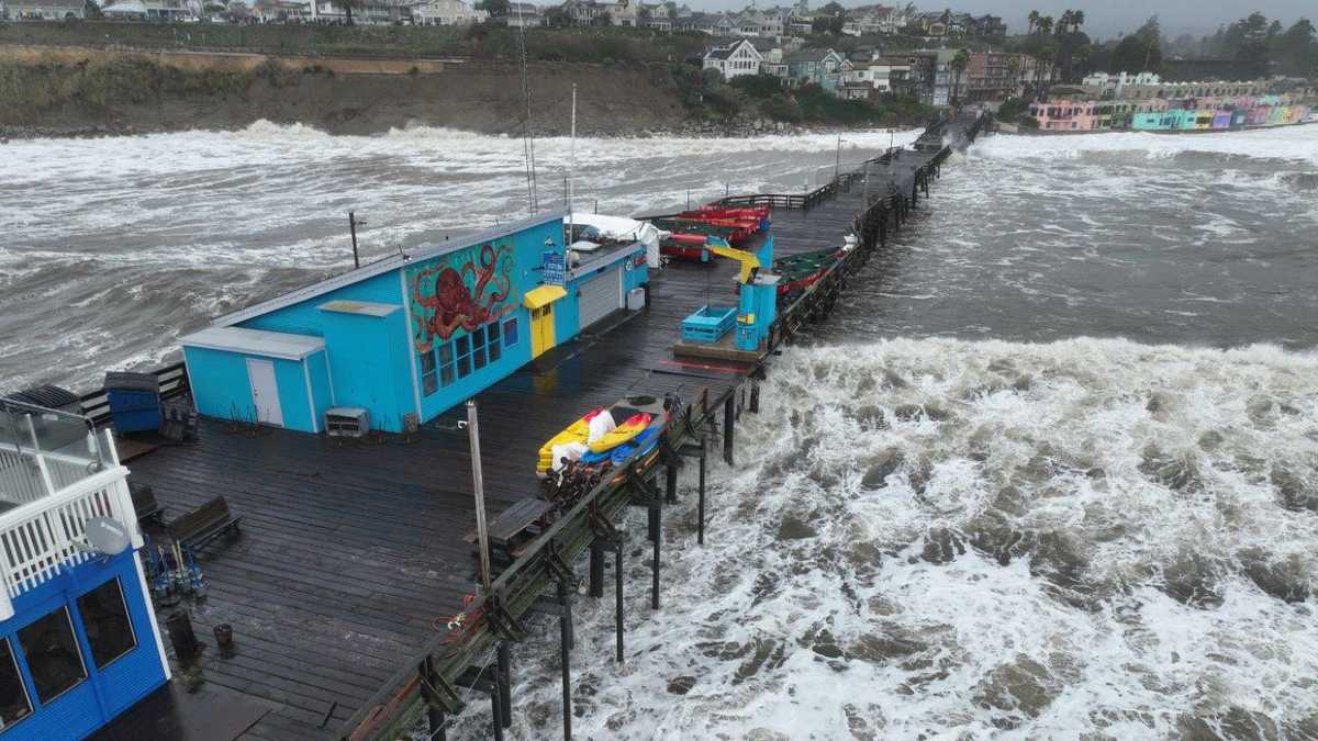 Photos: Damage in Capitola caused by bomb cyclone
