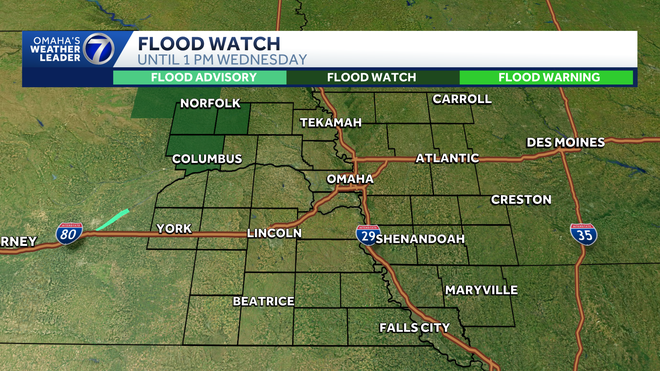 Nebraska weather: Flood watch remains in effect for potential ice jams