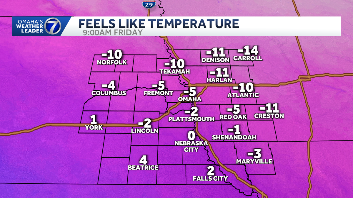 Omaha weather: Light snow Thursday morning