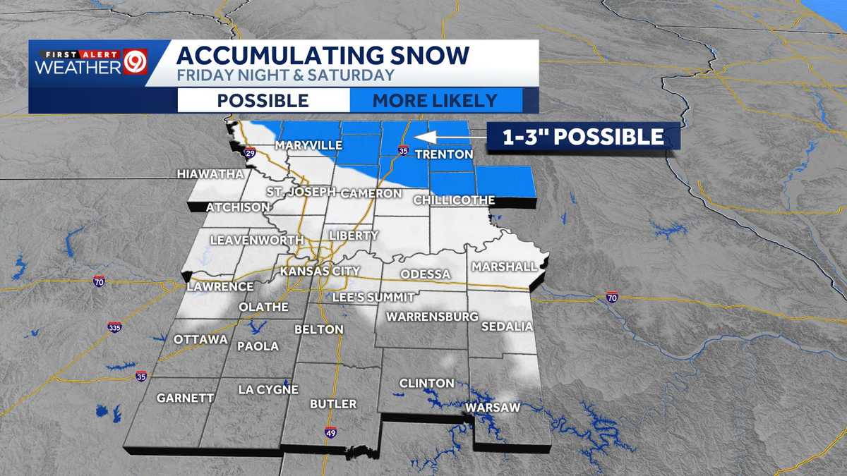 Cold temperatures on Thanksgiving in KC; rain, snow chances later