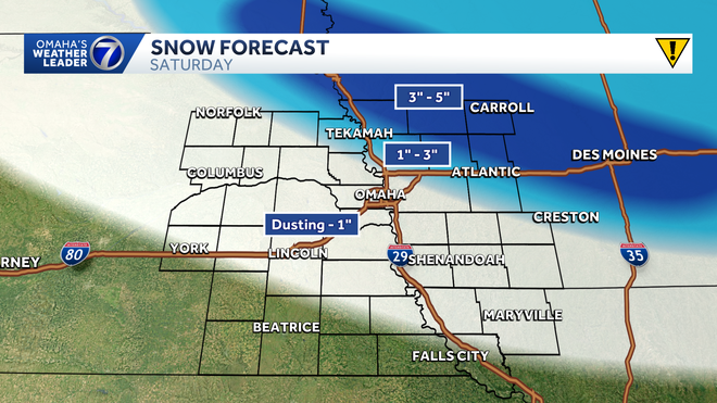 Omaha weather: Bitterly cold weekend with Saturday snow chance