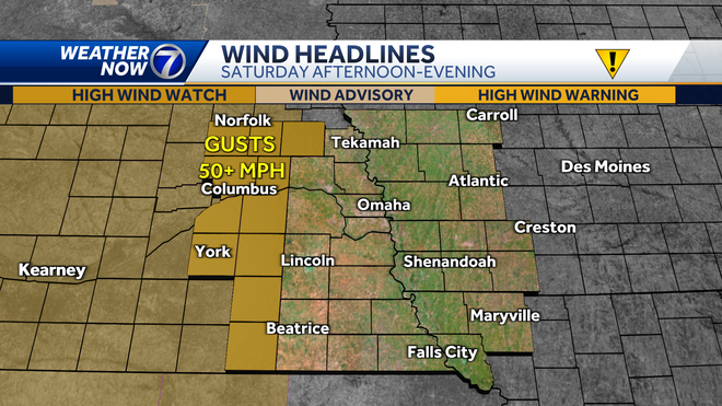 Nebraska weekend forecast: High wind, storms possible