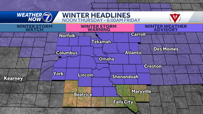 Omaha weather: Thursday snow for evening commute, then more extreme cold