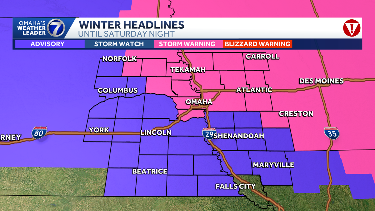 Omaha weather: Winter storm hits metro for holiday weekend - KETV