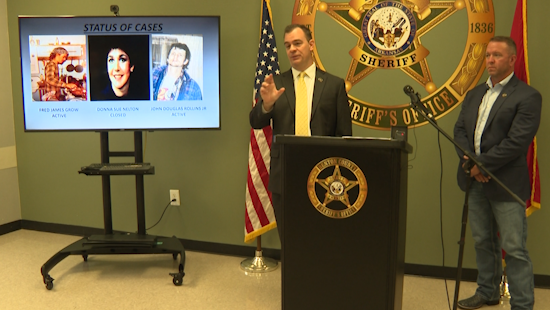 Benton County officials announce positive ID in 3 cold case murders