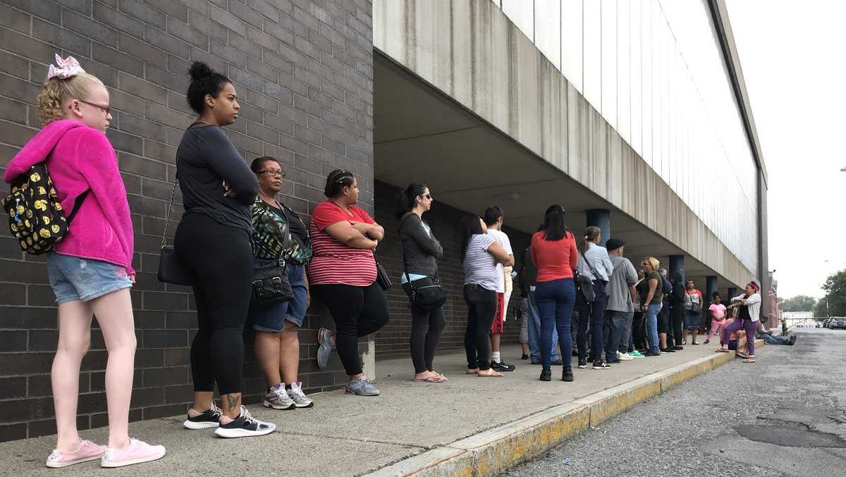 Hundreds wait at Columbia Gas claims center after explosions rock region