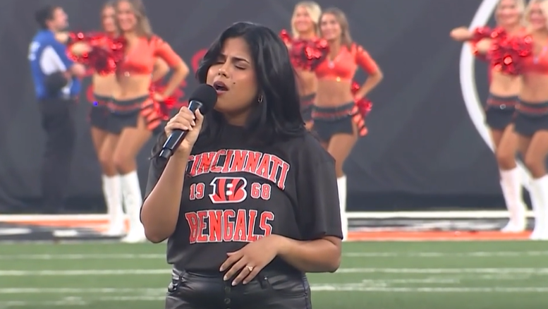 Cincinnati doctor takes center stage at Bengals game, singing National ...