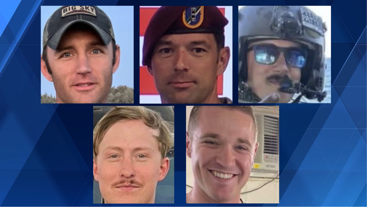 5 Fort Campbell Soldiers Killed In Helicopter Crash Identified
