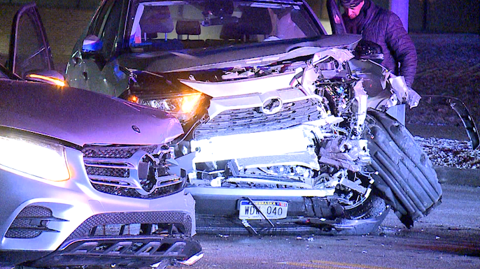 Overnight crash shuts down Dodge