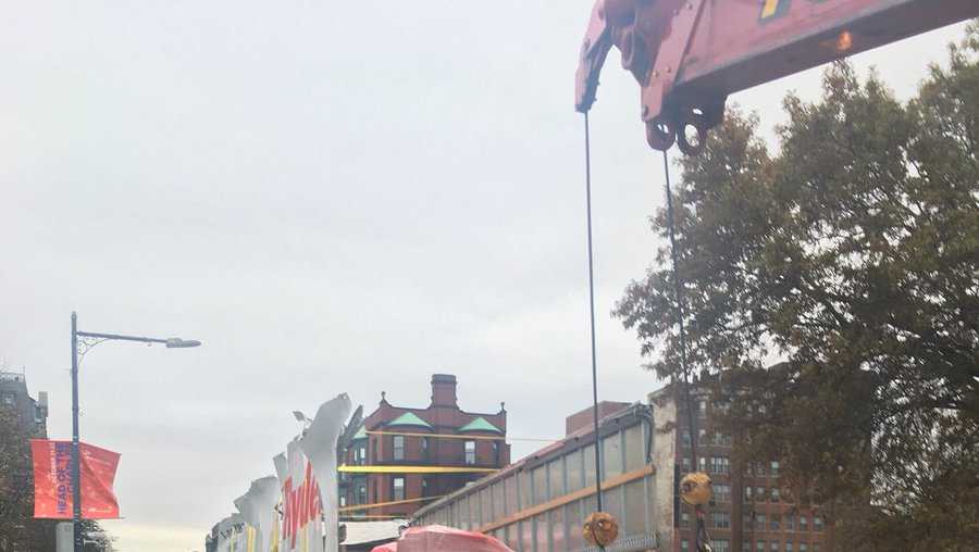 Truck's roof sheared off trying to go under Storrow Drive overpass