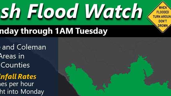 California storm triggers flash flood watch for Dolan burn scar