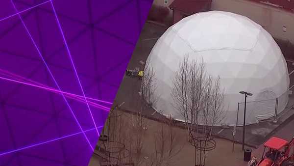 Holiday Laser Dome gets new home this year in Louisville