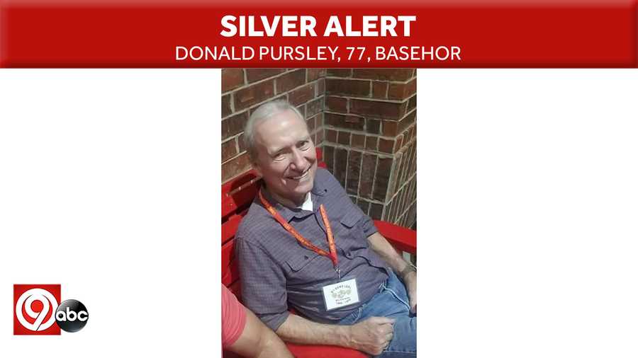 Silver Alert canceled for 77-year-old Donald Pursley of Basehor