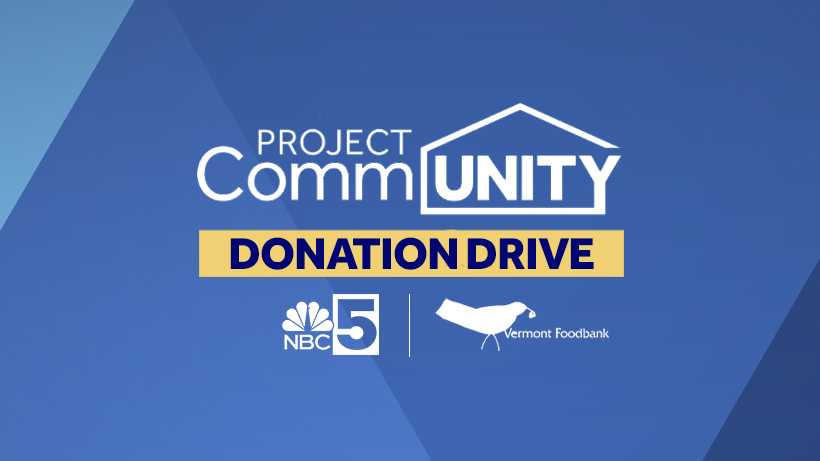 NBC5 and Vermont Foodbank exceed $50,000 goal for food drive