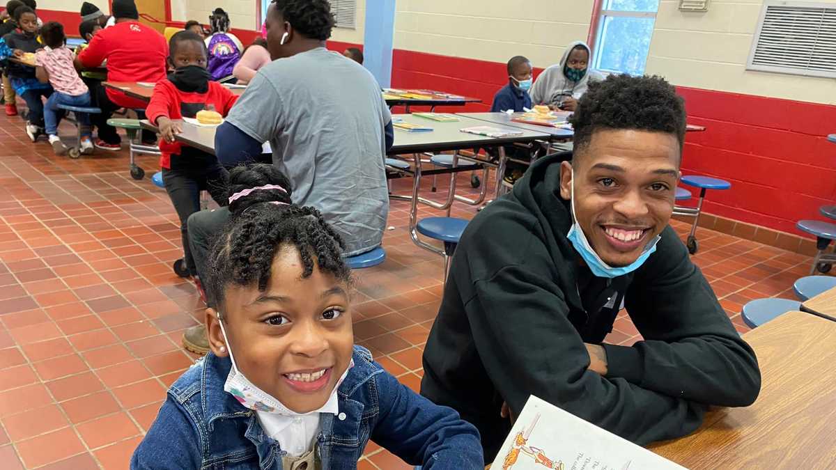 Donuts With Dad Davis Elementary School Montgomery, Alabama