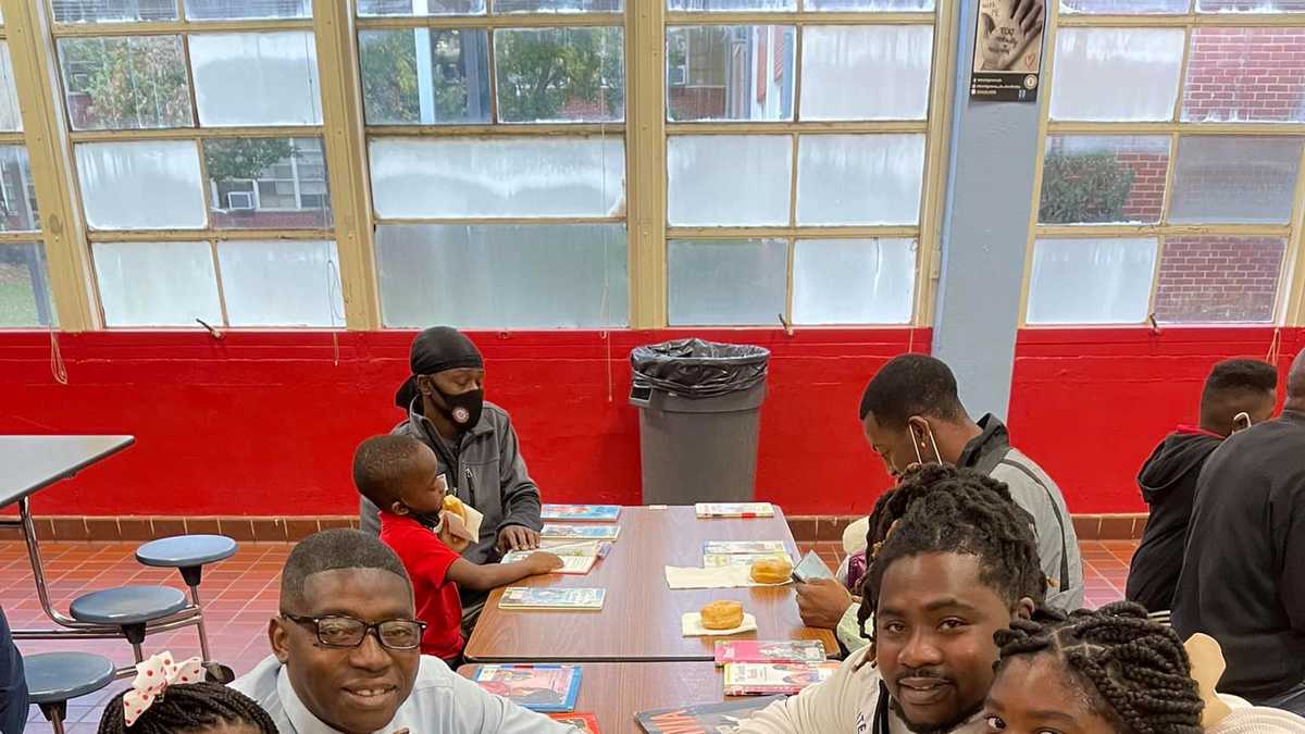 Donuts With Dad Davis Elementary School Montgomery, Alabama