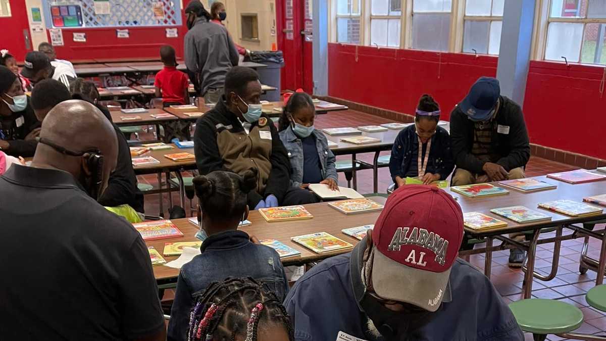 Donuts With Dad Davis Elementary School Montgomery, Alabama
