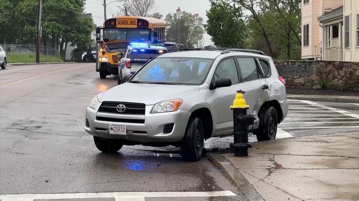 Boston police investigating school bus crash with students aboard