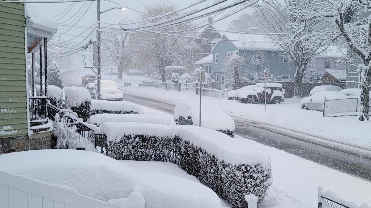 Photos: Snowy start to 2022 in Massachusetts