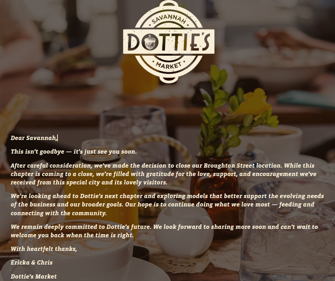 Dottie’s Market announces closure, eyes future plans
