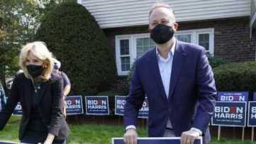 North Carolina: Doug Emhoff campaigning Tuesday