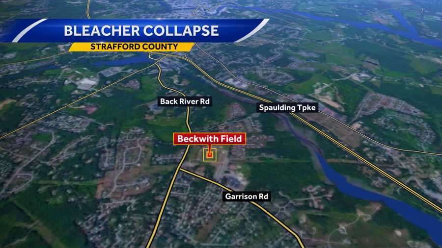 Wooden bleachers collapse at Dover field