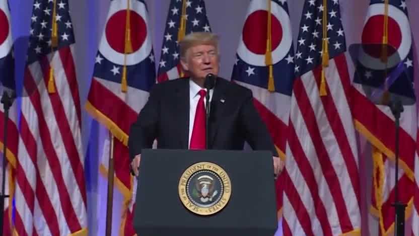 Trump speaks at Ohio Republican Party's state dinner