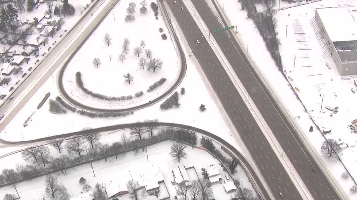 Snow totals: Here's how much snow communities received from Monday's storm