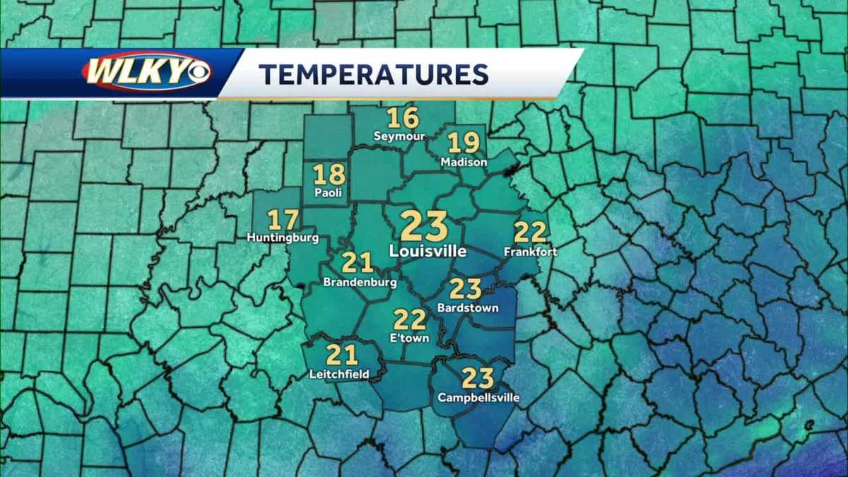 Louisville weekend weather: Starts off freezing, ends with a warmup